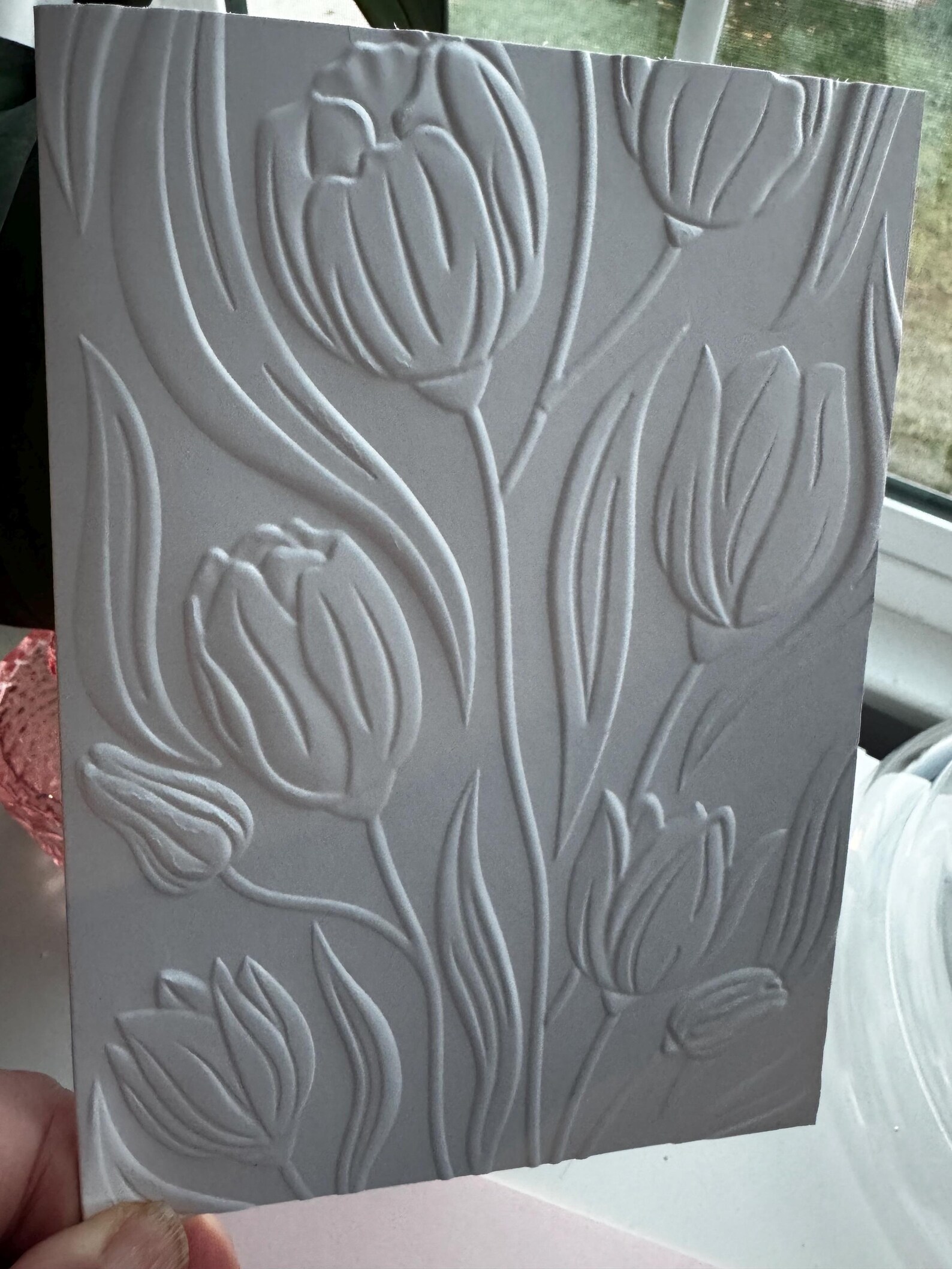 Tulips Embossed Notecard Boxed Stationery Set 5x7 - Etsy