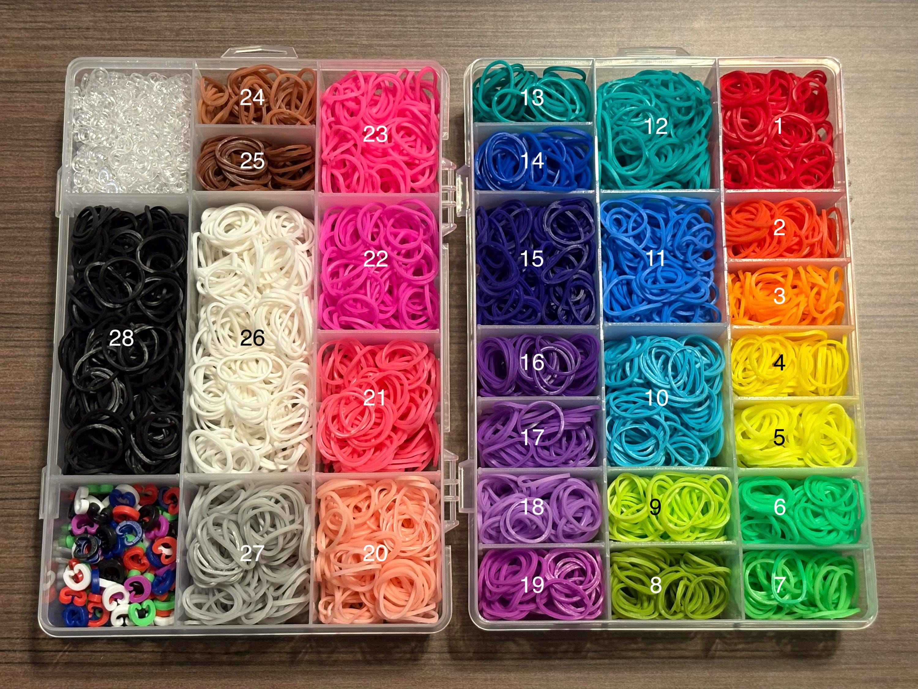CUSTOM Single Loop Rainbow Loom Bracelet – Personalize Color Combo ...