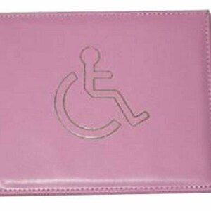 Disabled Badge Holder Hologram Safe Parking Permit Display Cover Wallet ...