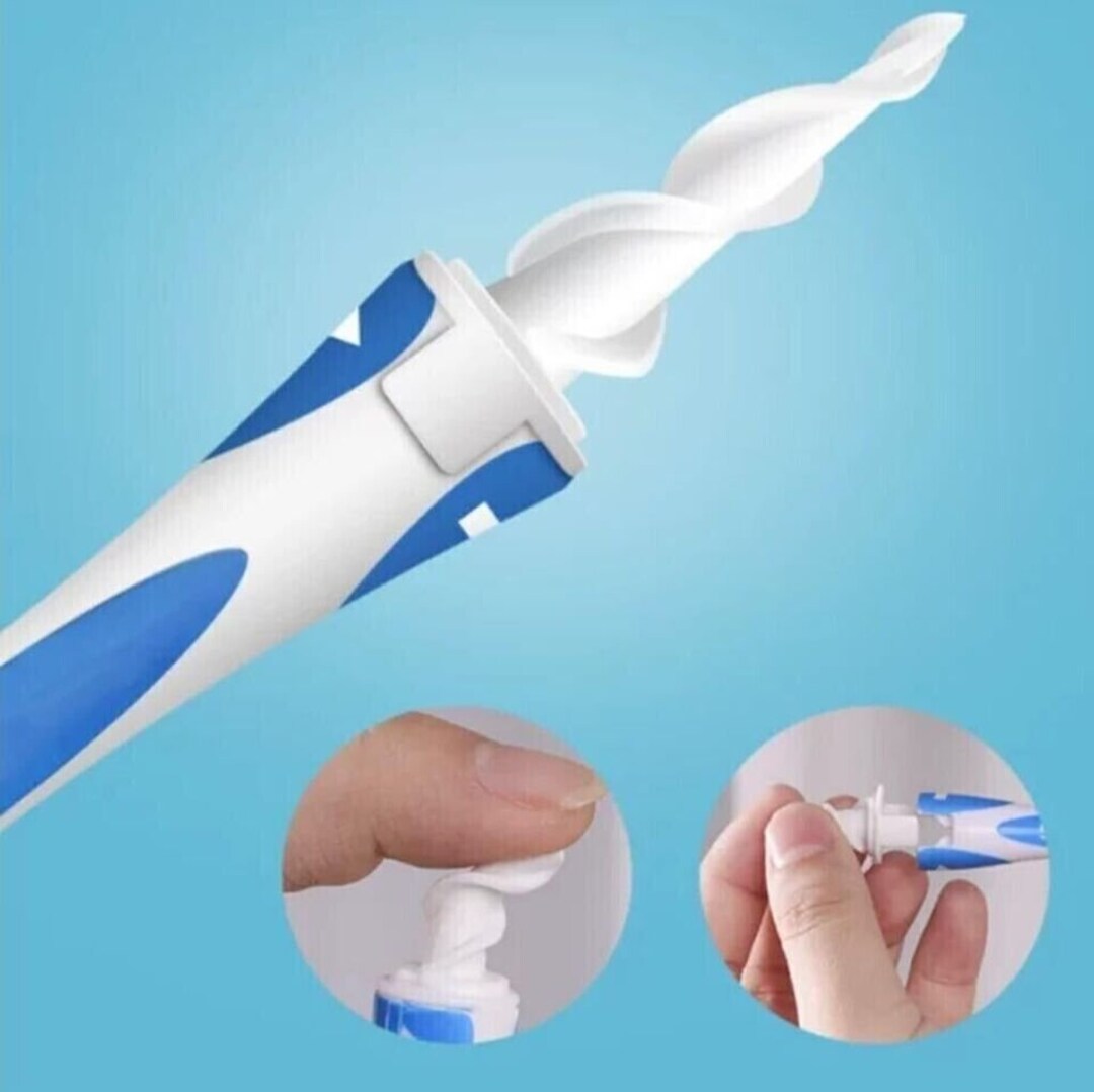 Ear Wax Cleaner Smart Removal Soft Spiral Swab Earwax Remover Tool Safe ...