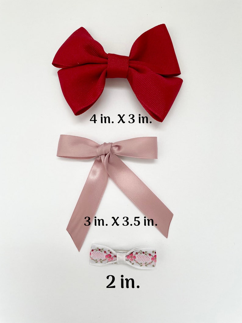 Pretty Hair Bow Cute Ribbon Hair Clips Girl Elegant Hair Accessories ...