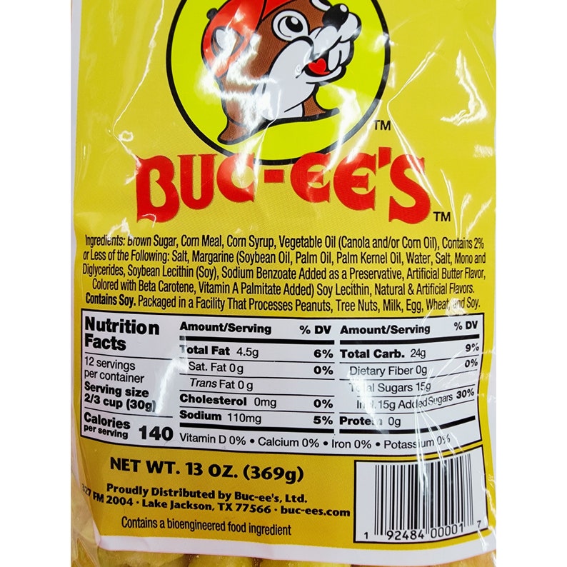 Buc-ee's Famous Beaver Nuggets, 13 Oz Sharable Bag, Sweet Corn Puff ...