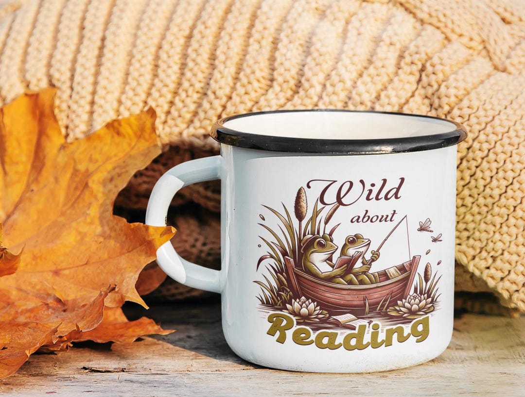 Retro Frog Mug, Frog and Toad, Teacher Gift, Book Lover Gift, Frog and ...