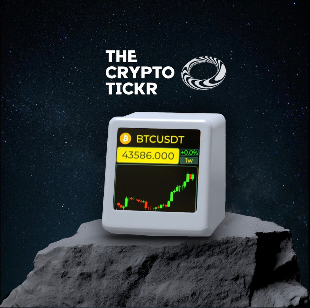 Bitcoin Ticker Live Crypto Currency Prices Stock Charts Digital Picture Frame Weather & Wifi ...