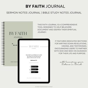 Christian Faith Journal: Digital Testimony & Scripture (goodnotes) - Etsy