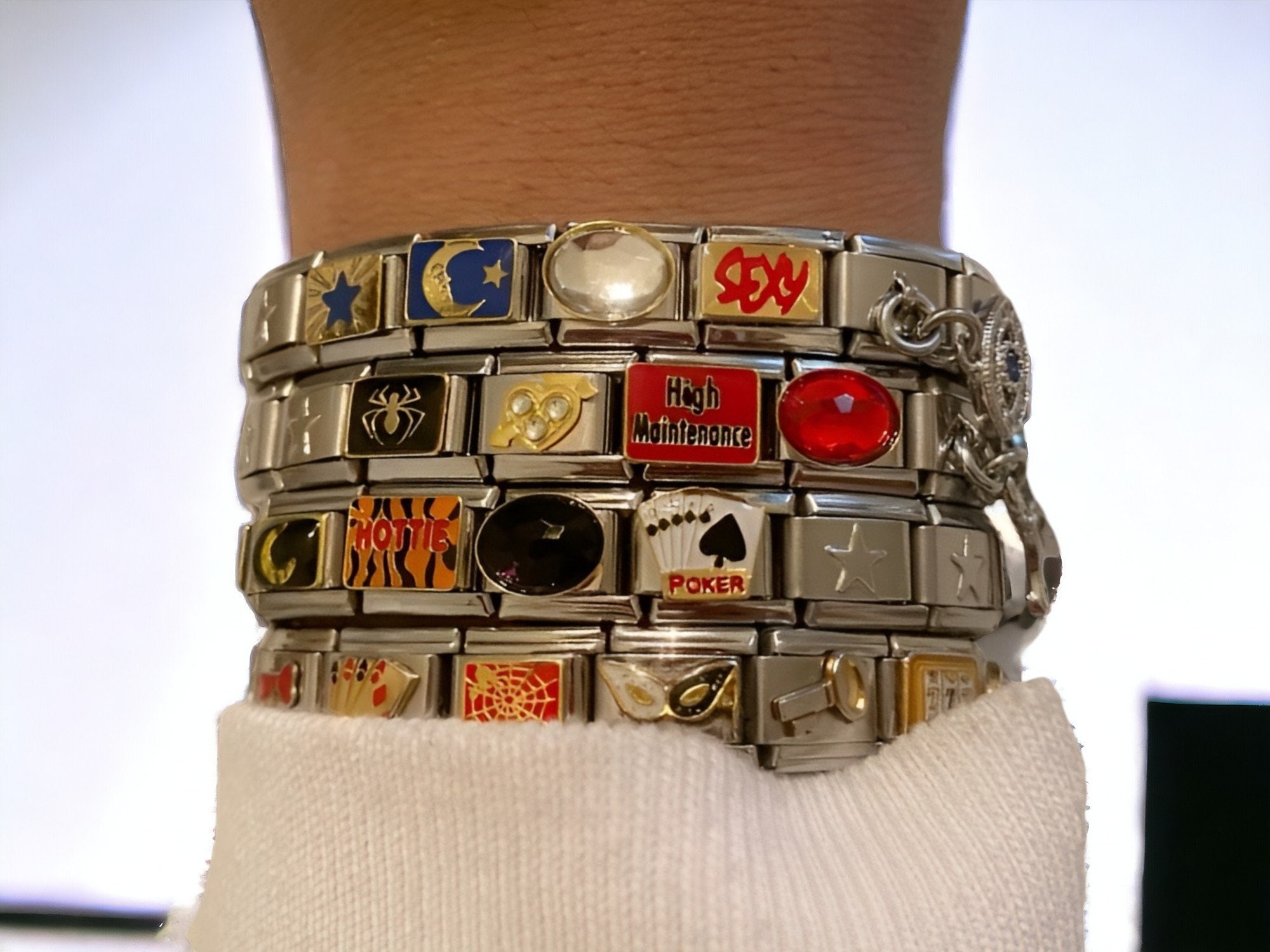 Pulsera de encanto italiano Pulseras de encanto italiano vintage ...