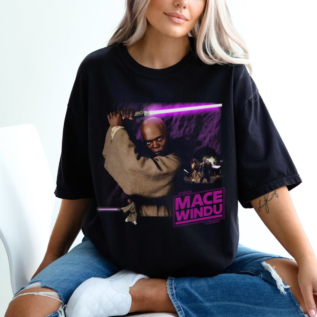 Comfort Colors® Mace Windu Unisex T-shirt, Star Wars, May 4th, Star ...