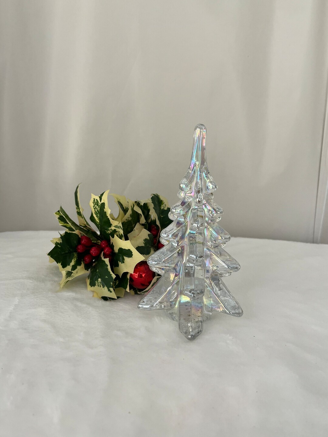 Iridescent Glass Christmas Tree - Etsy