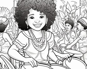 Trinidad & Tobago Coloring Page Instant Download - Etsy