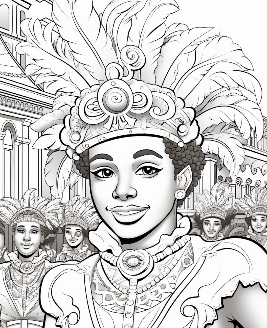 Trinidad & Tobago Coloring Page Instant Download - Etsy