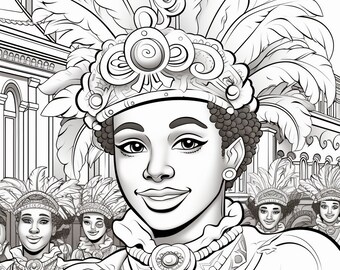 Trinidad & Tobago Coloring Page Instant Download - Etsy