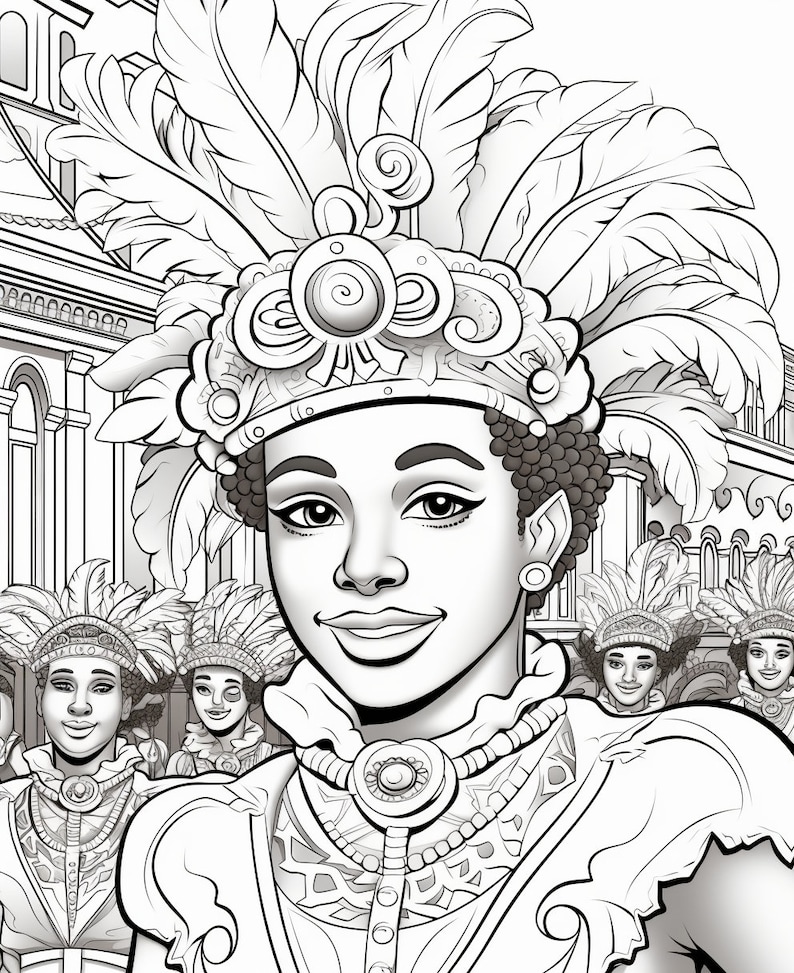 Trinidad & Tobago Coloring Page Instant Download - Etsy