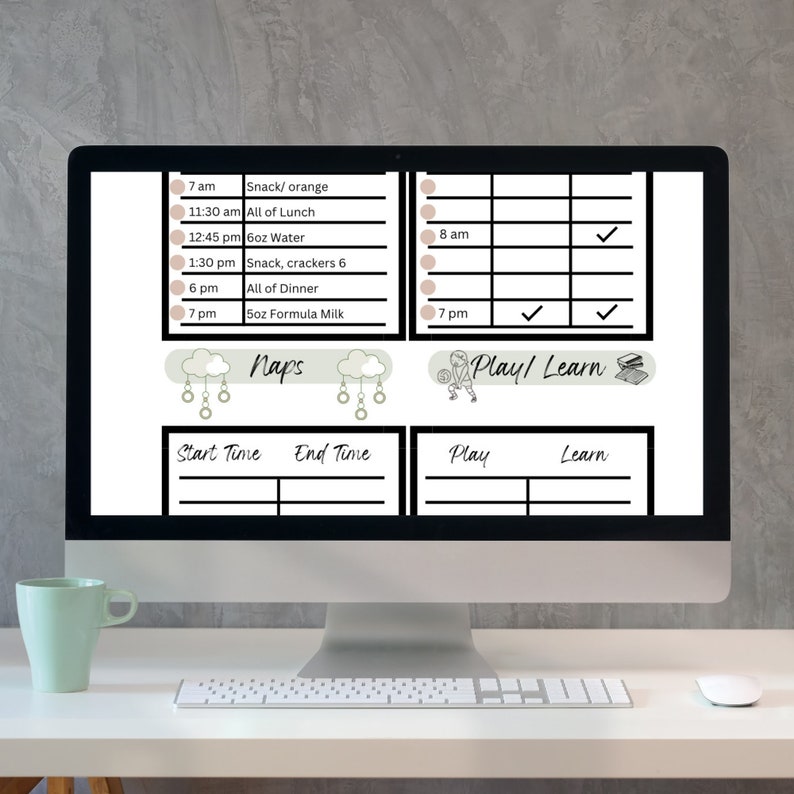Editable Nanny Binder/ Nanny Agreement/nanny Notes/ Nanny Planner ...