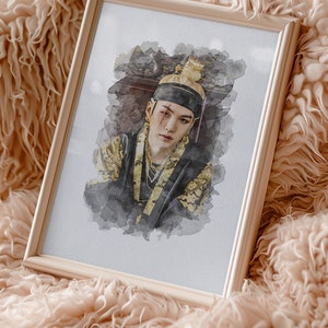 Agust D Merch BTS Poster Kpop Gift Idea BTS Fan Art Suga Wall Art BTS ...