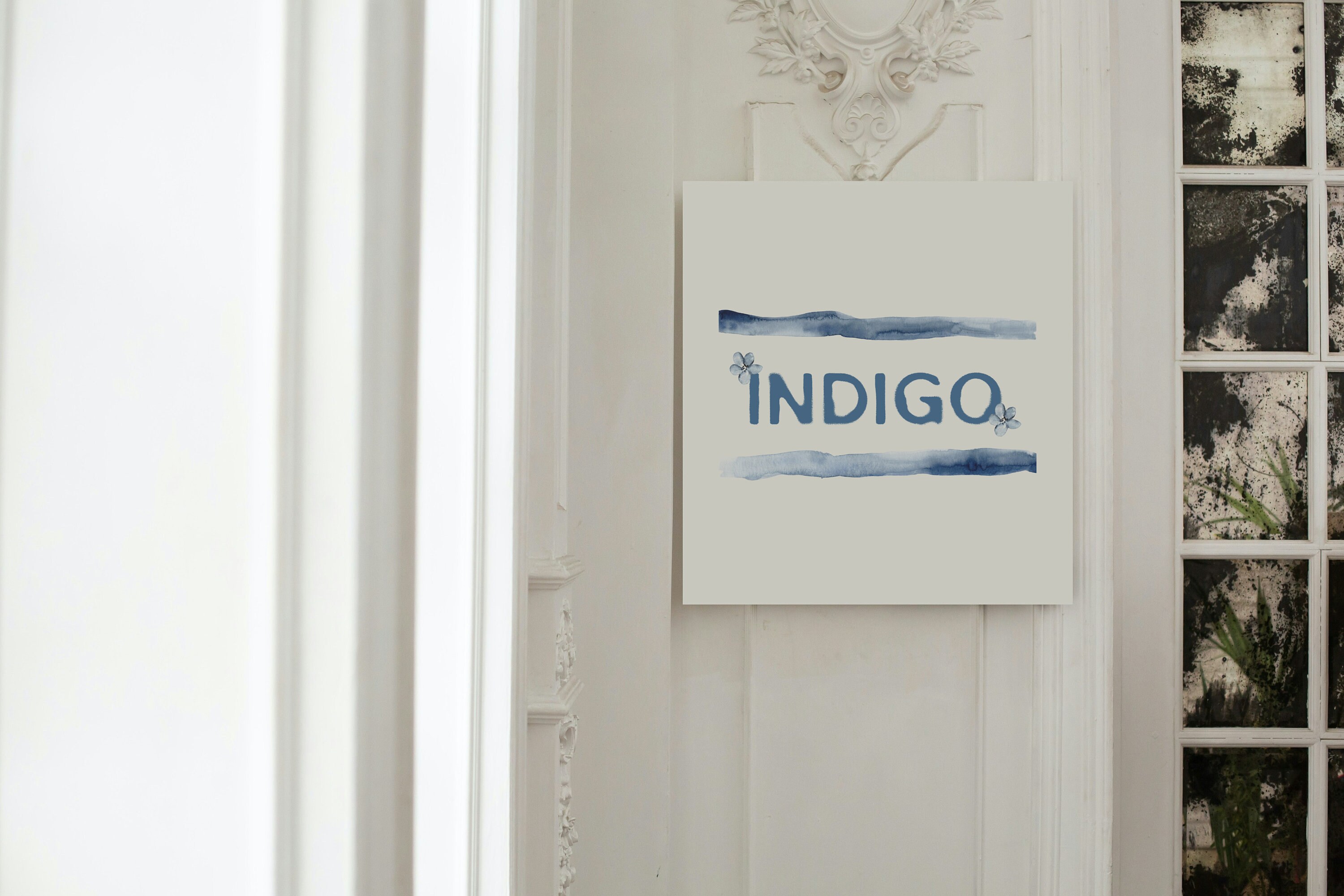 RM Indigo Merch BTS Wall Art Minimalist Album Cover Wall Art Bts Gift ...