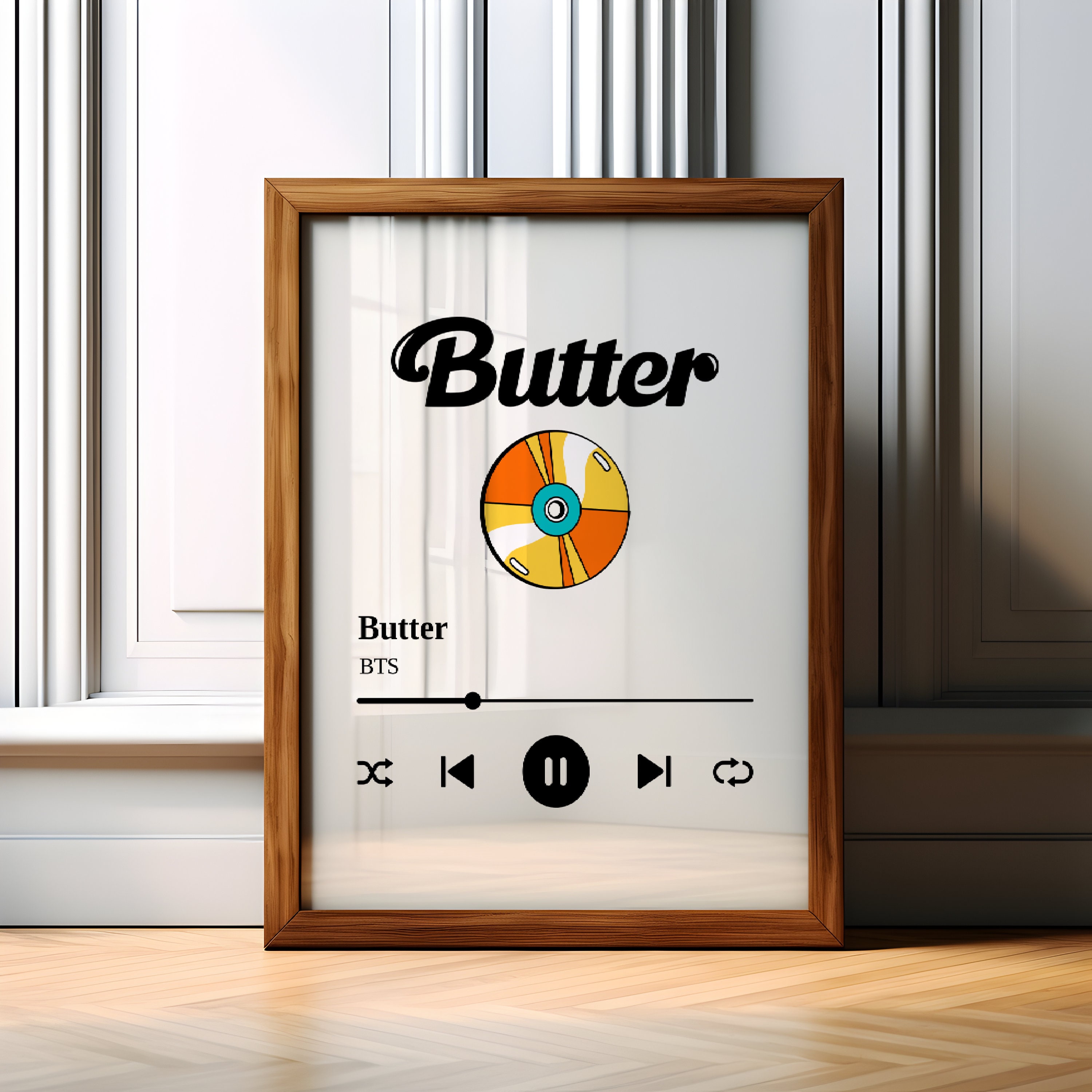 BTS Wall Art Butter BTS Wallpaper Spotify Art Print Bts Wall Decor Bts ...