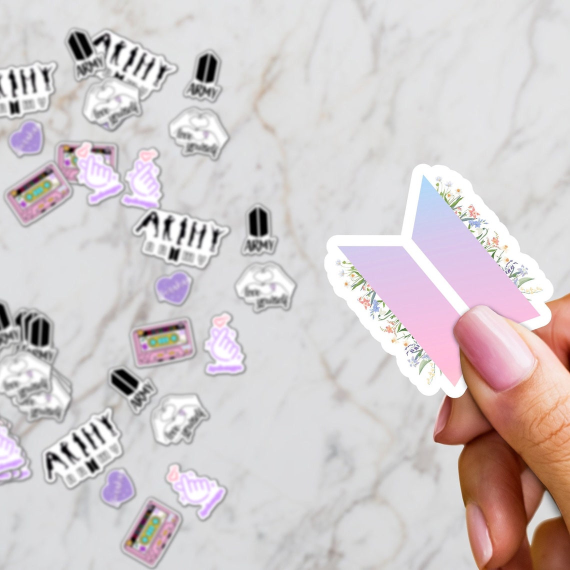 BTS Sticker Set BTS Decal Bts Gift Idea for Bts Fan Art Bts Stationery ...