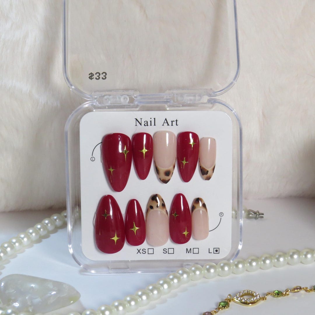 Rich Cheetah Girl Press on Set - Etsy