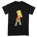 Bart Simpson, Vintage Retro Sunset Graphic T-shirt - Nature Lovers ...