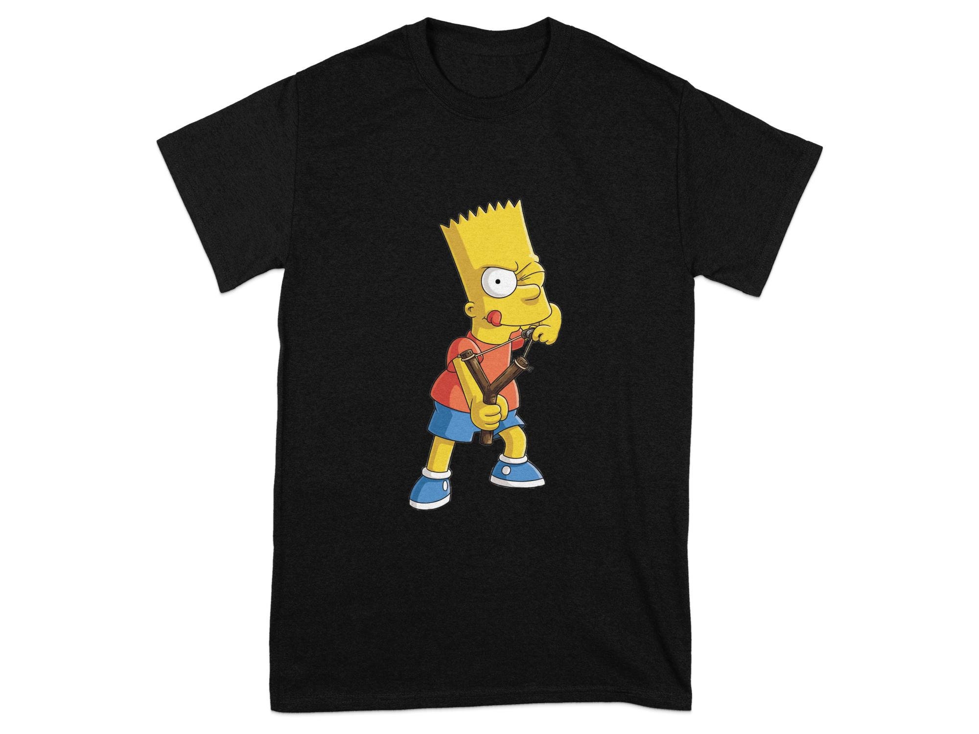 Bart Simpson, Vintage Retro Sunset Graphic T-shirt - Nature Lovers ...