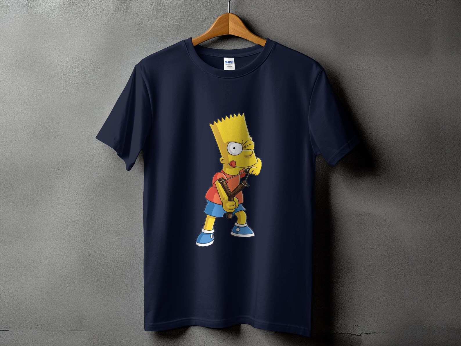 Bart Simpson, Vintage Retro Sunset Graphic T-shirt - Nature Lovers ...