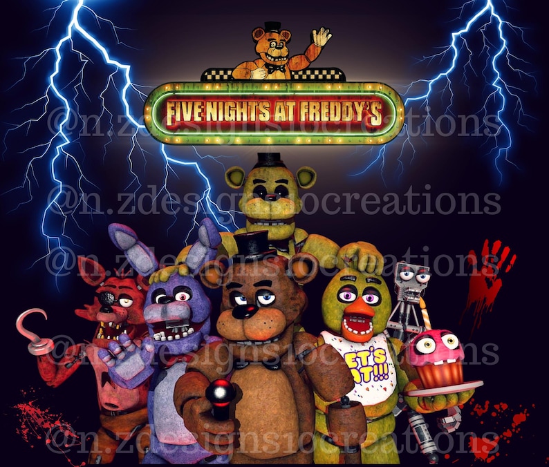 FNAF Tumbler Wrap - Etsy