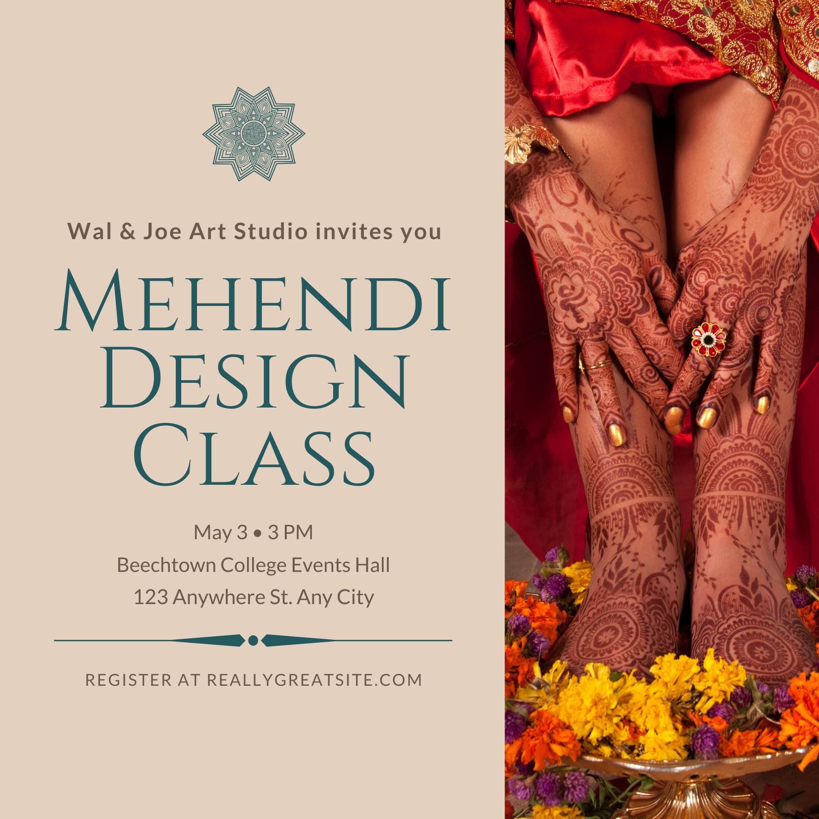Mehendi & Haldi Invitation Templates | Indian Wedding | Printable - Etsy