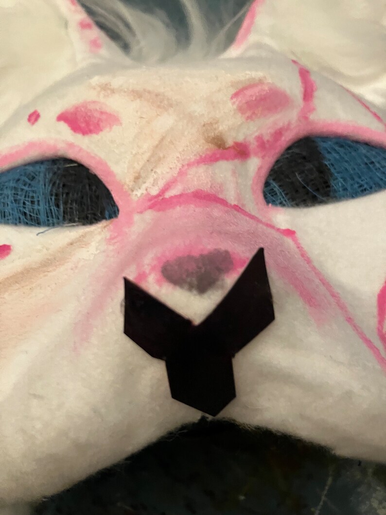 Pink Star Cat Mask - Etsy