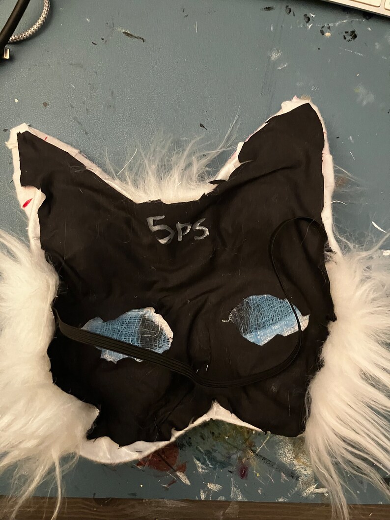 Pink Star Cat Mask - Etsy