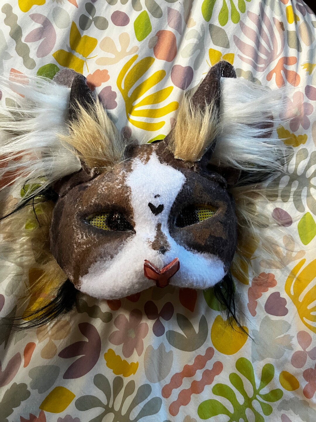 Calico Cat Mask - Etsy
