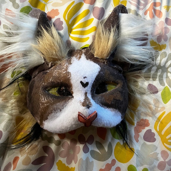 Calico Cat Therian Mask - Etsy