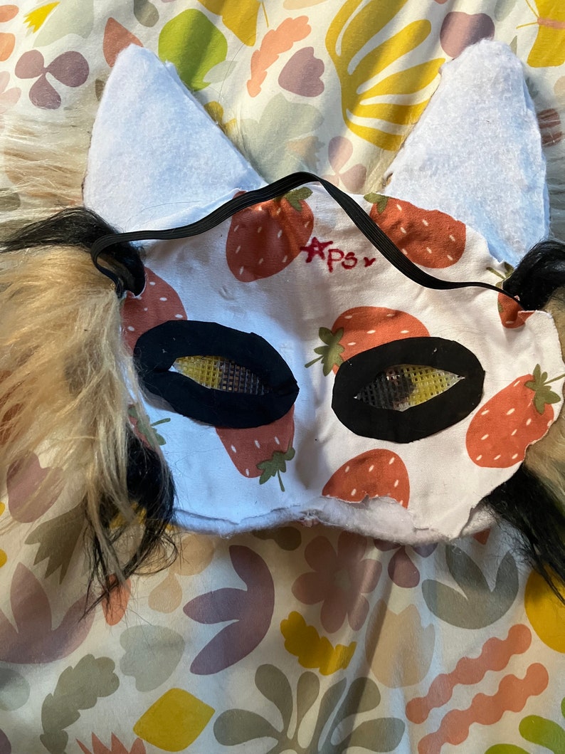 Calico Cat Mask - Etsy