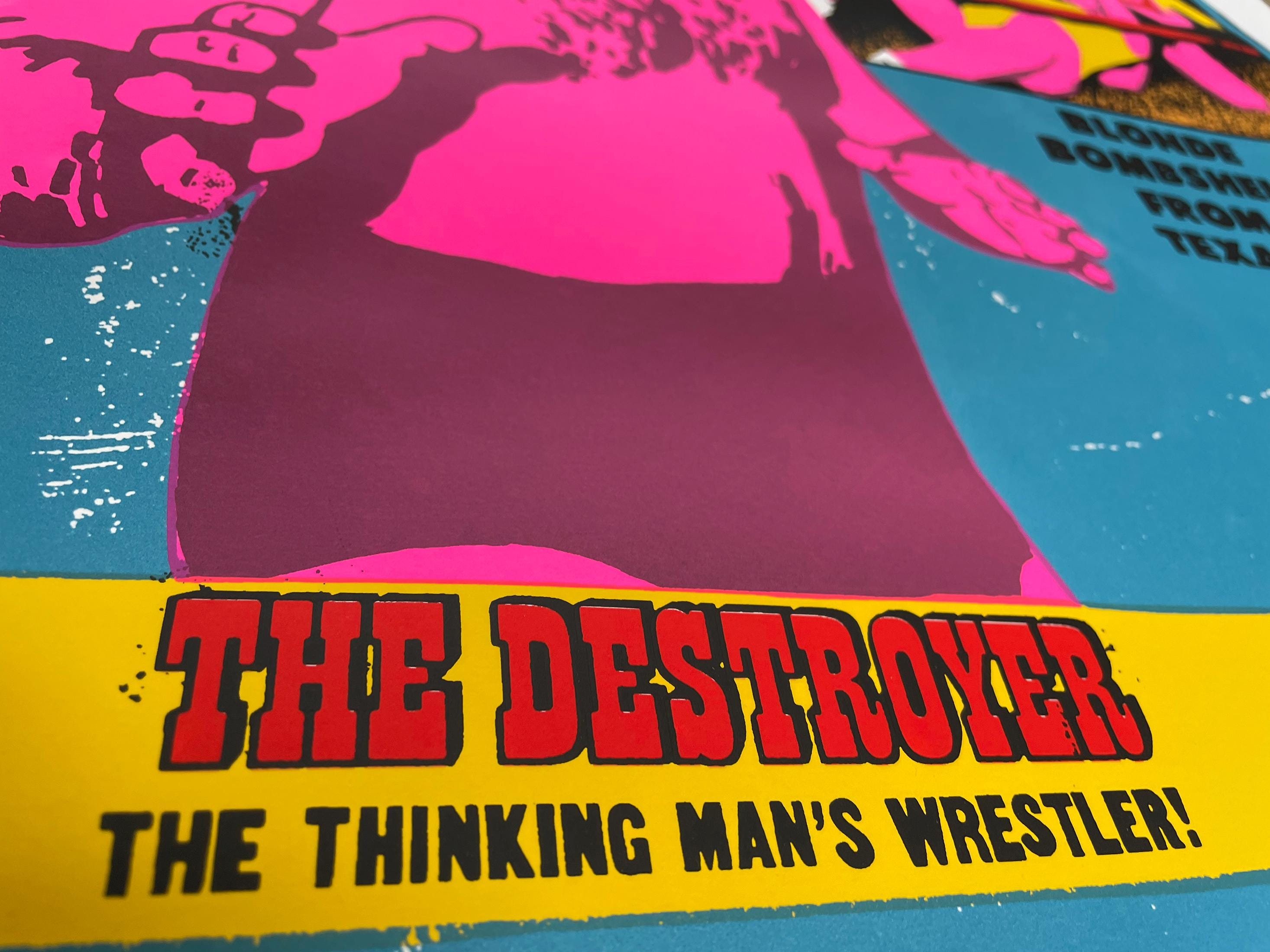 Wrestling Magazine Screen Print - Etsy