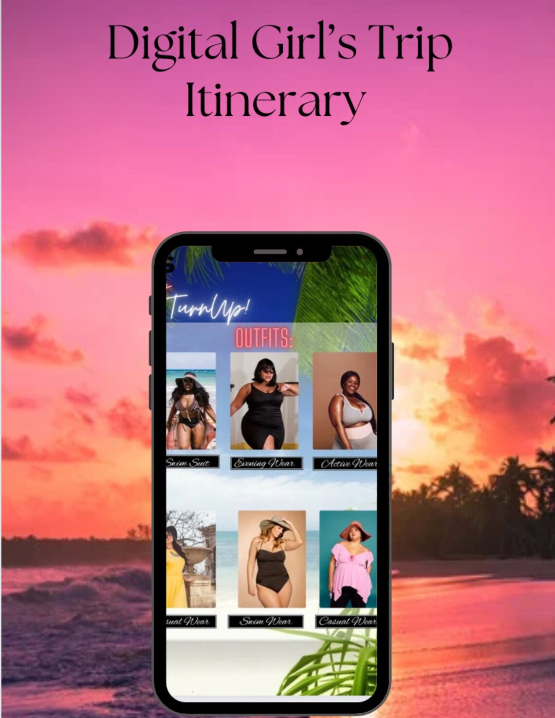 Girls Trip Itinerary, Itinerary Template, Travel Itinerary, Weekend ...