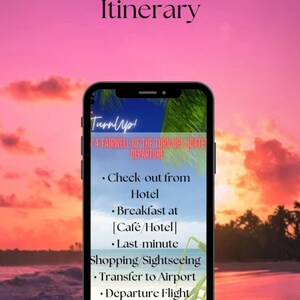 Girls Trip Itinerary, Itinerary Template, Travel Itinerary, Weekend ...
