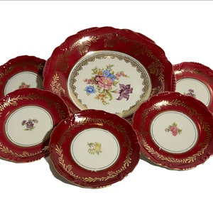 Winterling Bavaria Germany Porcelain Dishes Set Vintage Floral Motif ...