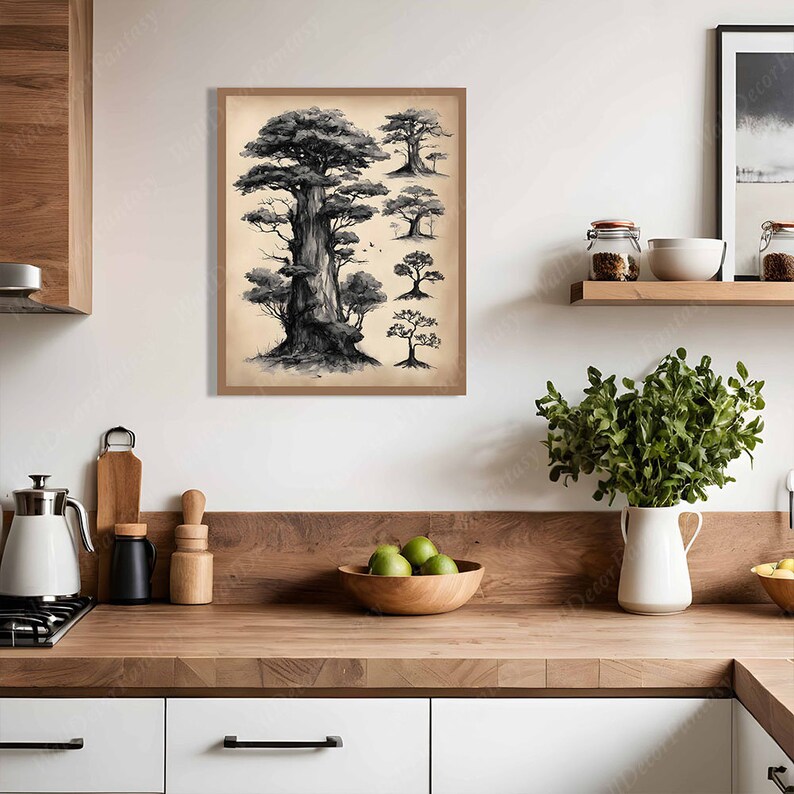 Mallorns of Lothlorien | Printable Wall Art | Digital Download | LOTR ...