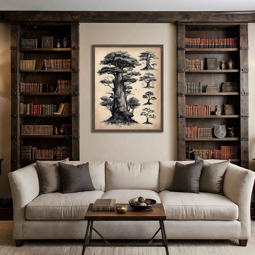 Mallorns of Lothlorien | Printable Wall Art | Digital Download | LOTR ...