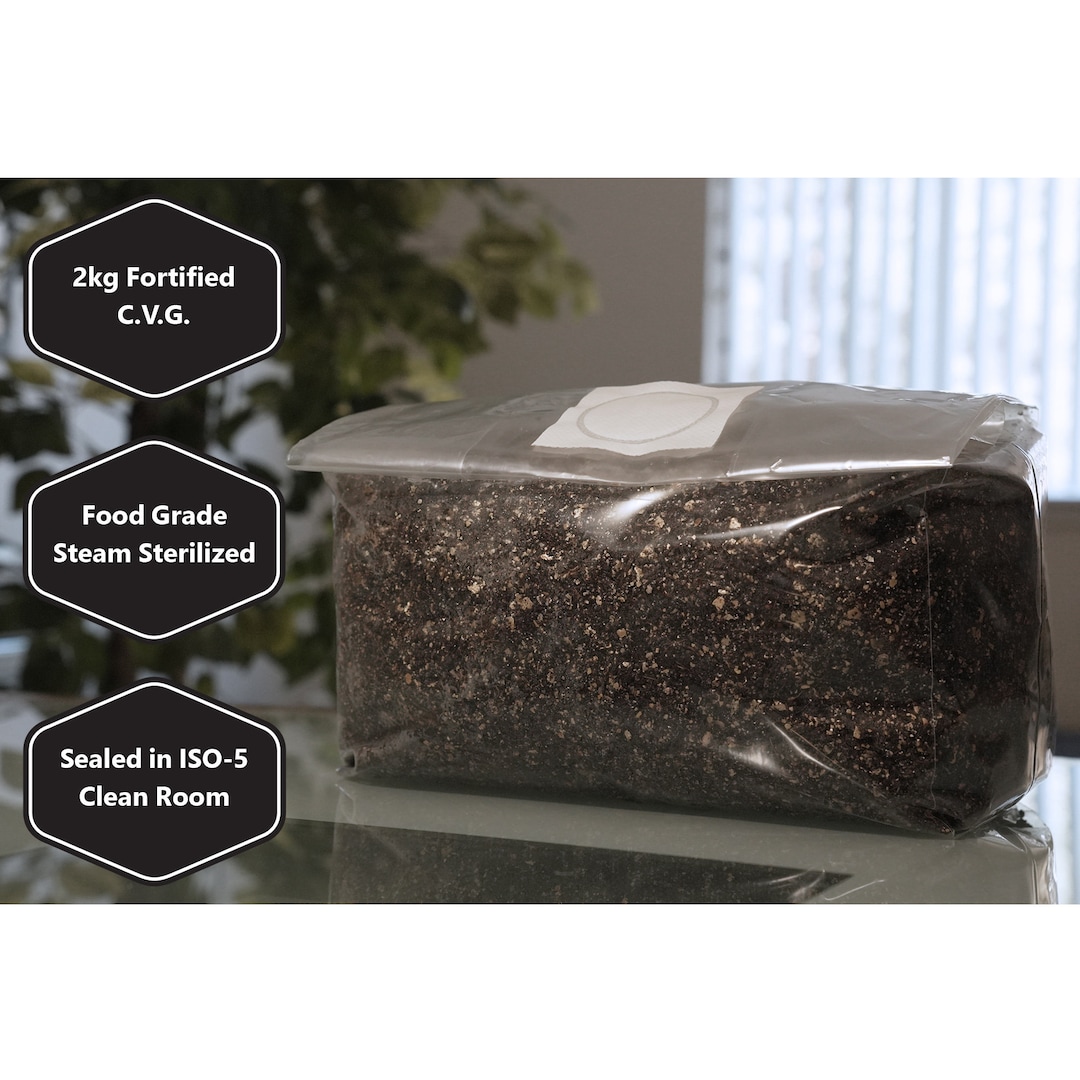 5 Lbs Sterilized CVG Mushroom Substrate Bag - Etsy