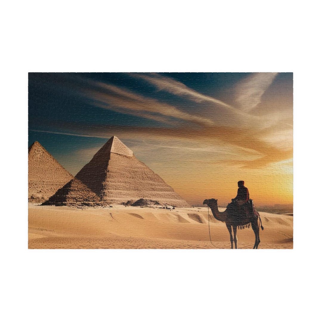 Puzzle, the Pyramids 520-piece Jigsaw, Ancient Egypt Game, Sphinx ...