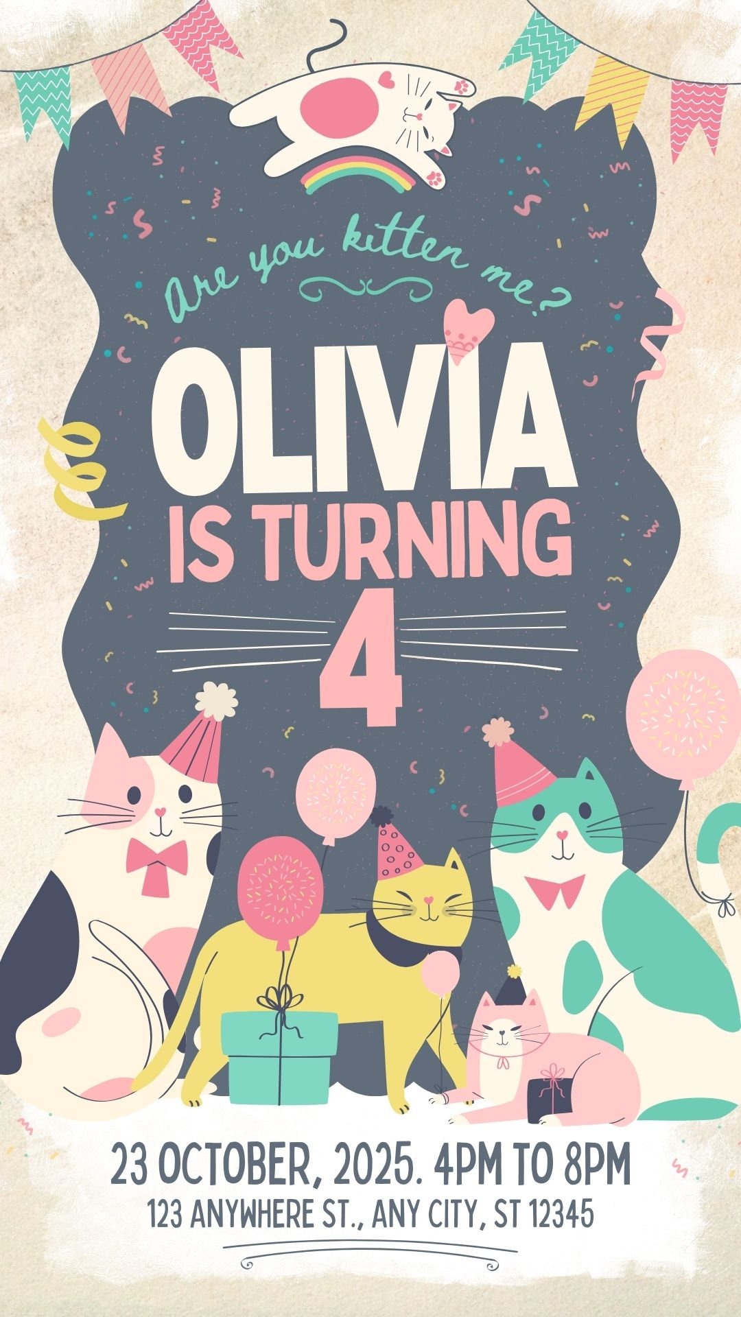 Kids Birthday Invitation - Etsy