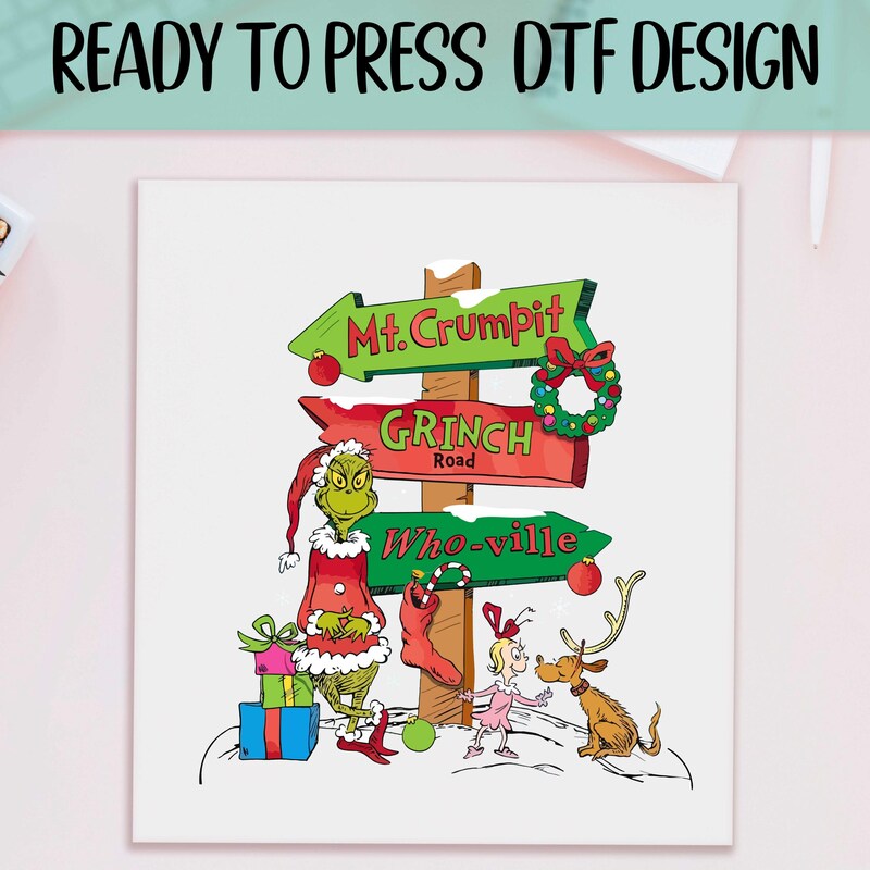 Grinch Sublimation - Etsy