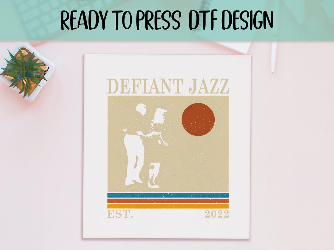 Defiant Jazz DTF, Trendy Severance Print, Heat Press DTF Transfer, Mr ...