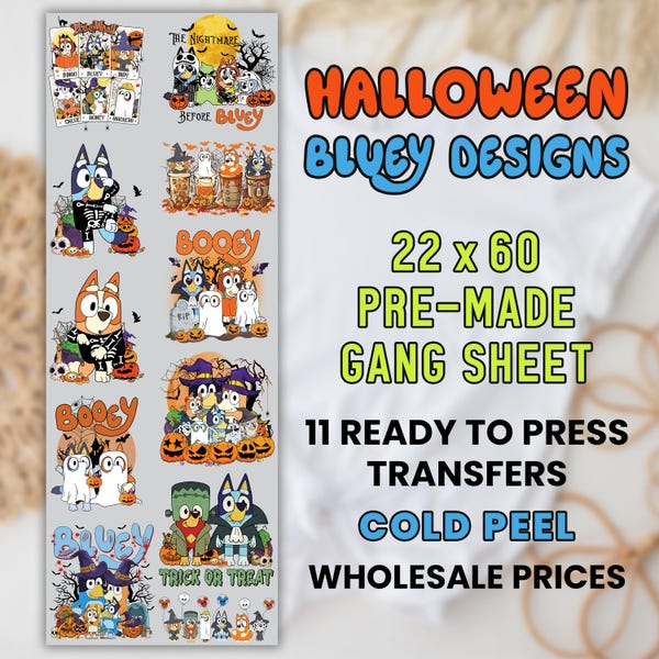 Bluey Dtf Transfers - Etsy