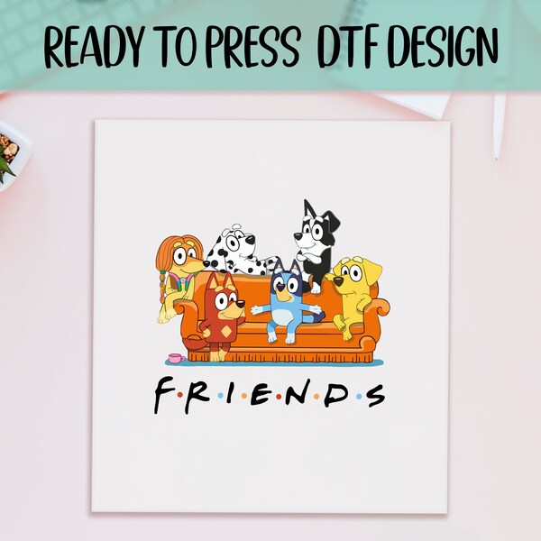 Bluey Party Dtf Transfer - Etsy