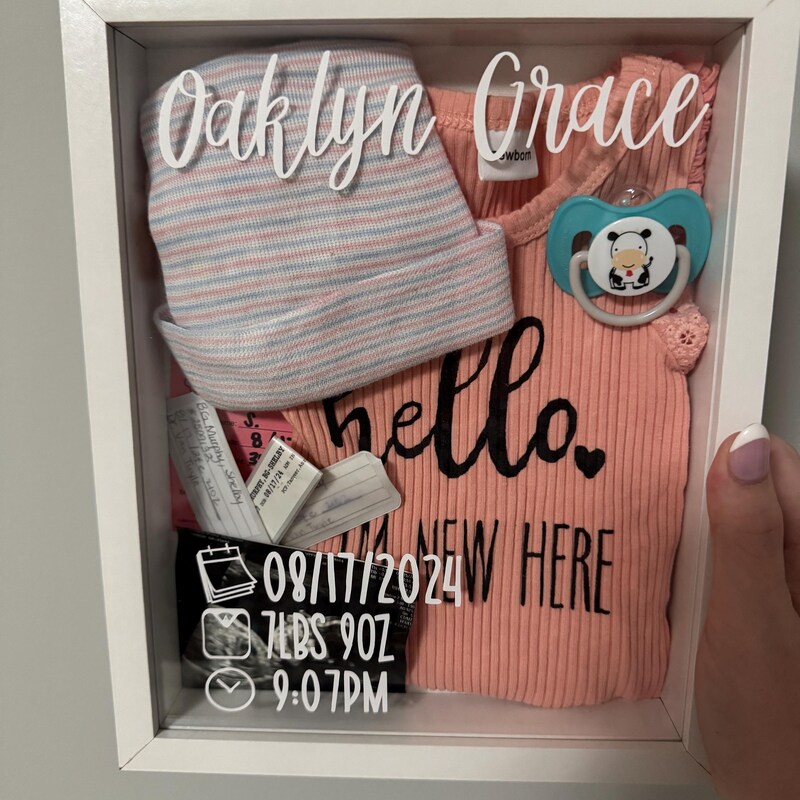 Baby Shadow Box - Etsy