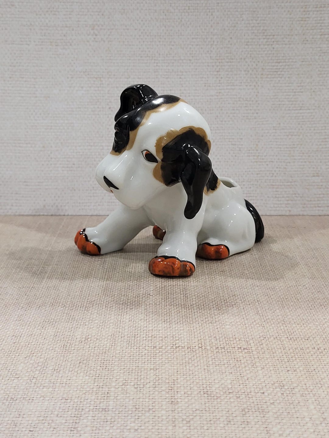 Vintage Dog Planter, Vase Dog Planter, Ceramic Flower Vase, Vintage ...