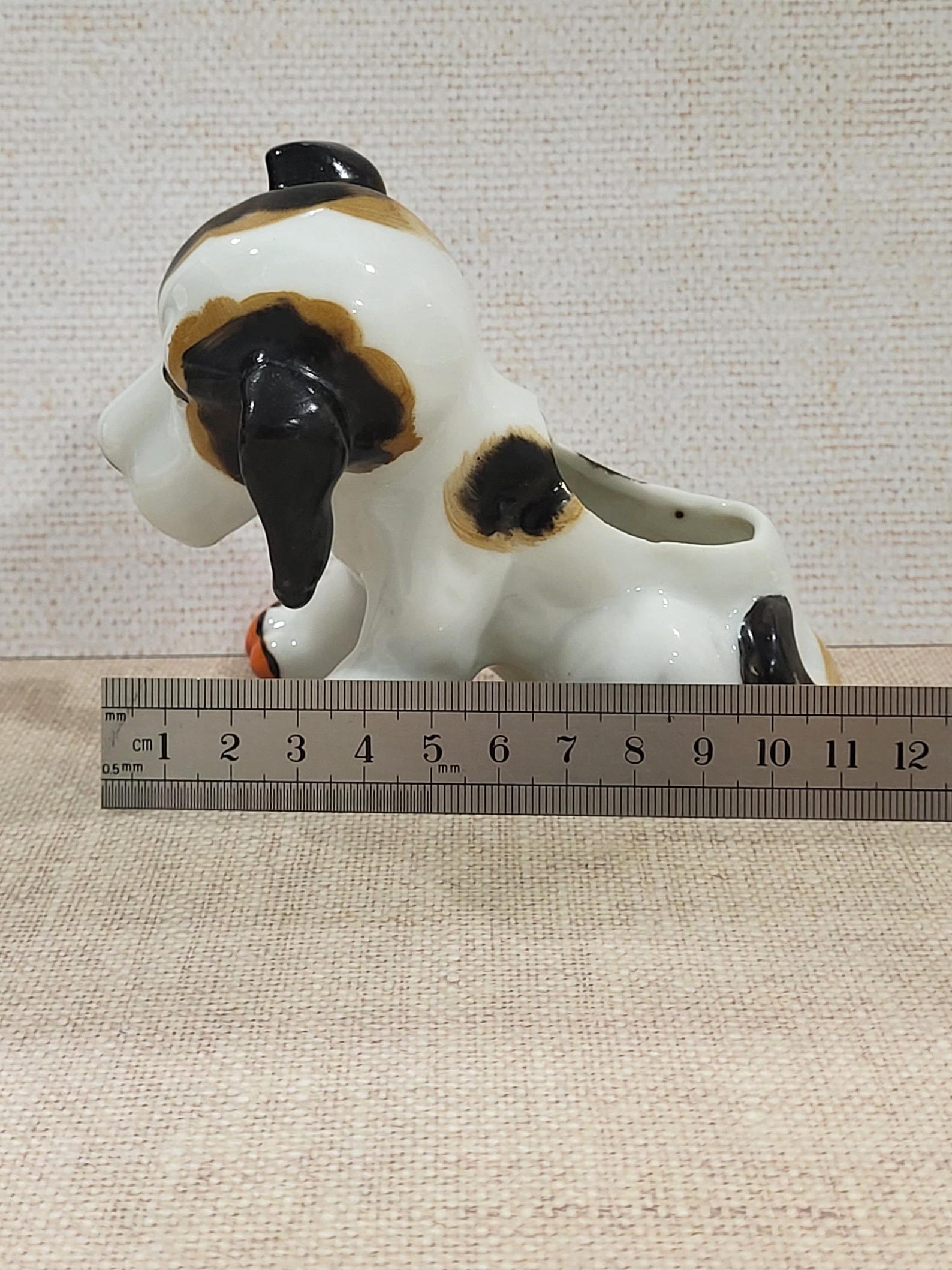 Vintage Dog Planter, Vase Dog Planter, Vintage Ceramic Dog Vase, Made ...