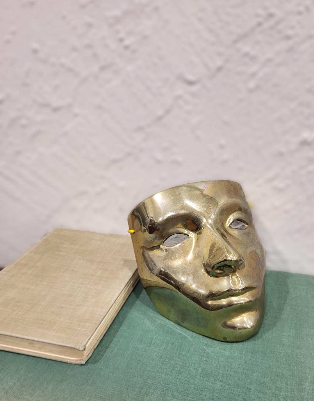 Collectible Brass Mask, Solid Brass Mask Face Wall Hanging, Rare. - Etsy