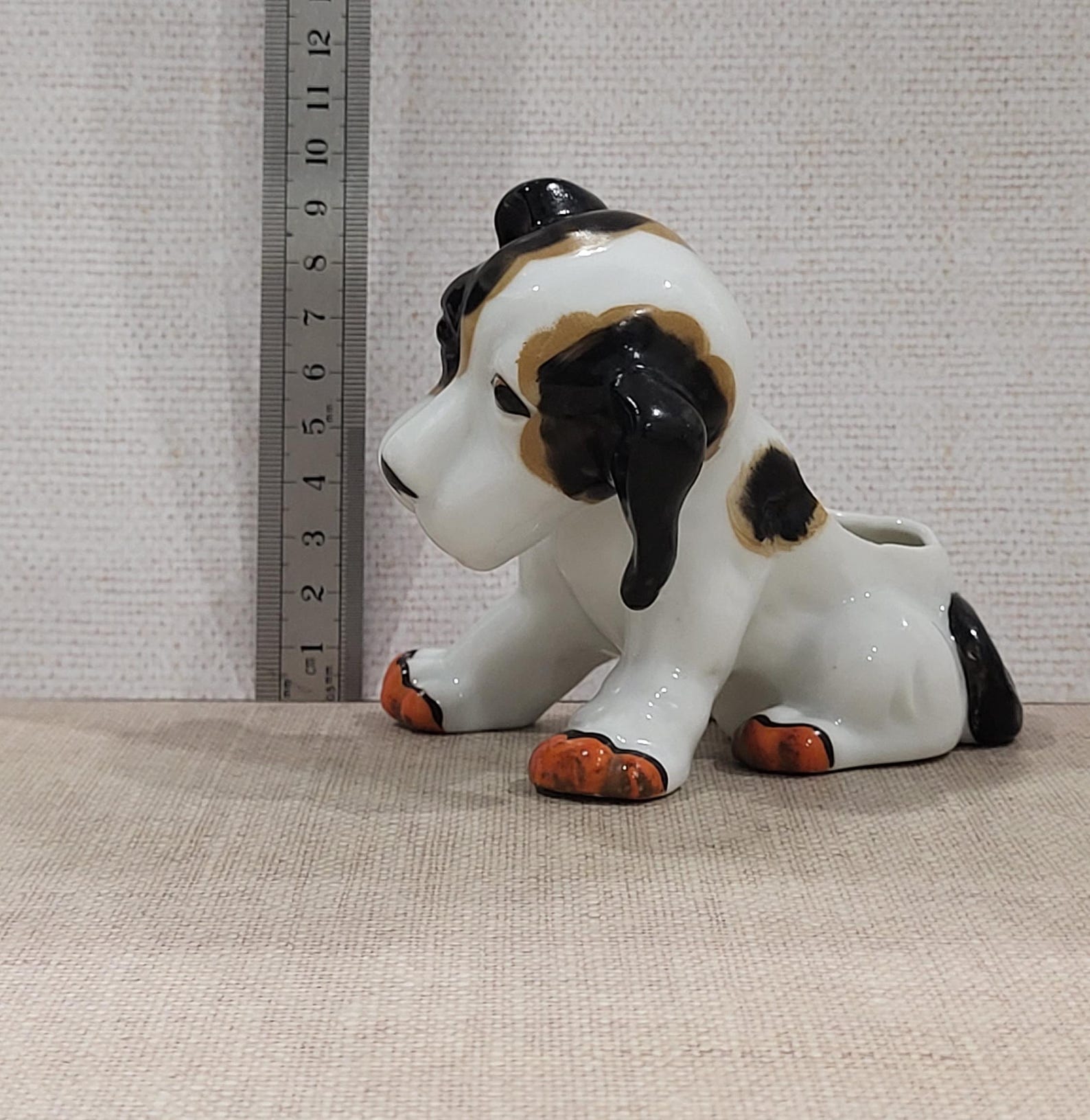 Vintage Dog Planter, Vase Dog Planter, Vintage Ceramic Dog Vase, Made ...